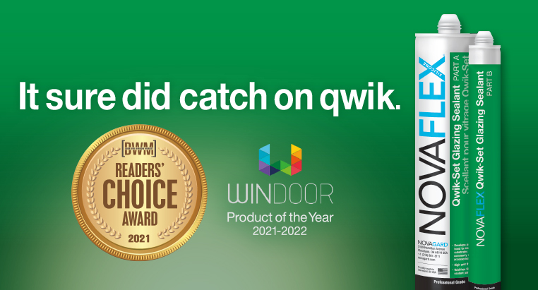 NovaFlex Qwik-Set Glazing Sealant wins 2021 Readers’ Choice Award ...